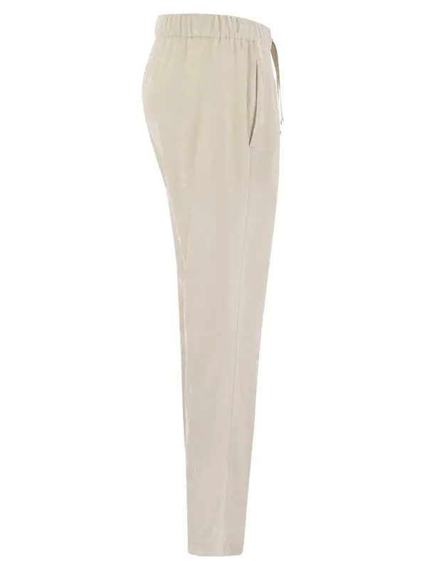 Herno Bright Corduroy Resort Trousers