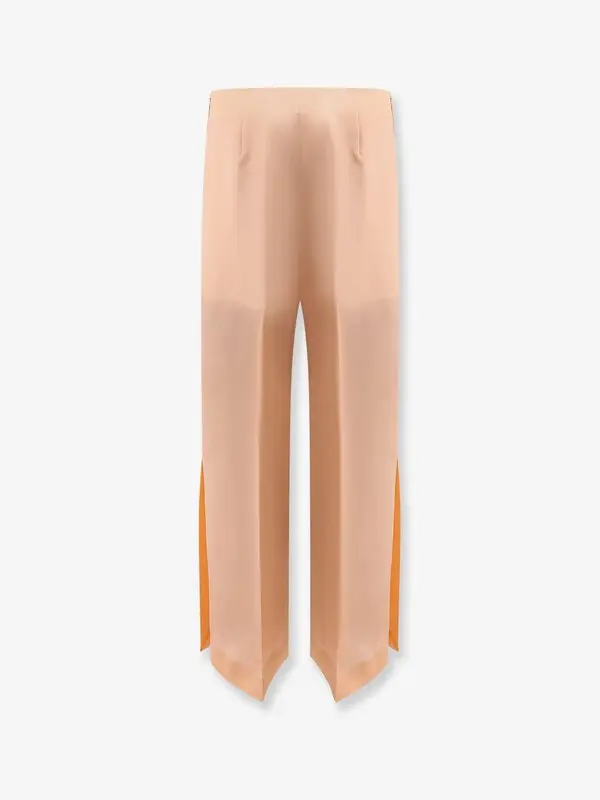 Alberta Ferretti Silk Trousers