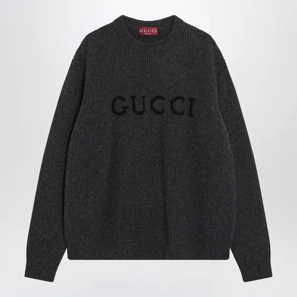Gucci Gray Wool And Cashmere Sweater