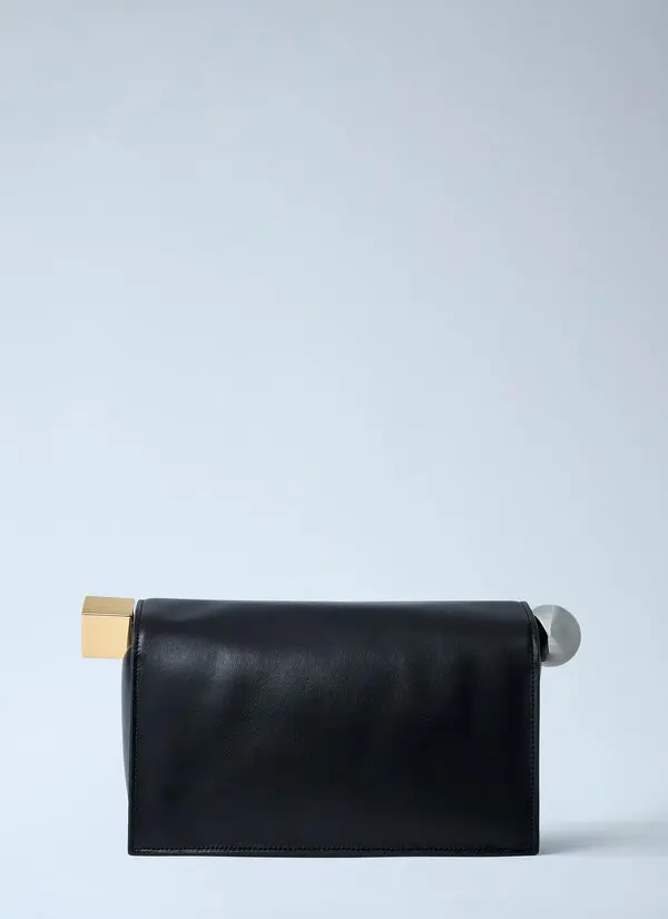 Jacquemus La Pochette Rond Carré Clutch - Black