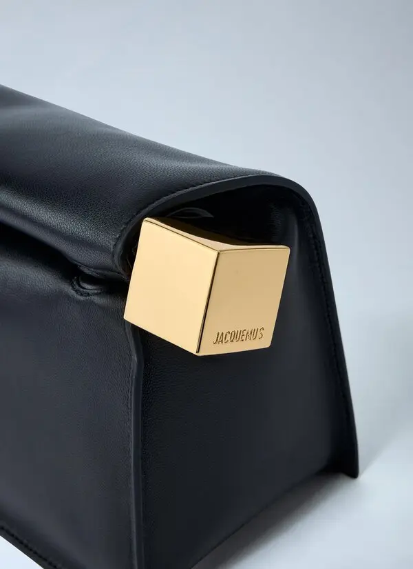 Jacquemus La Pochette Rond Carré Clutch - Black