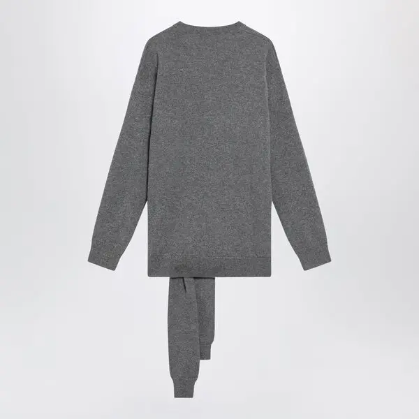 Dolce & Gabbana Cashmere V-neck Sweater - Gray