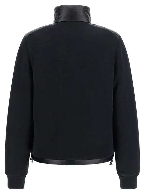 Moncler Two-material Padded Cardigan