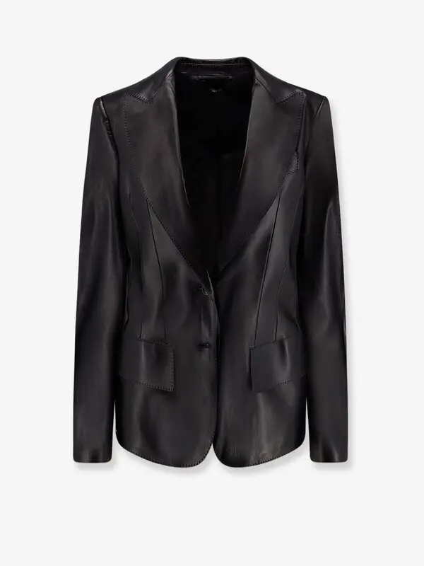 TOM FORD Leather Blazer