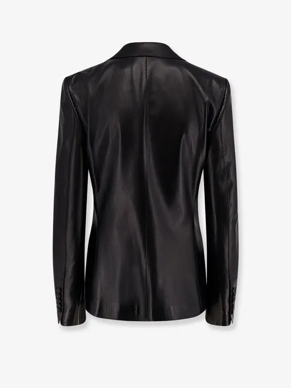 TOM FORD Leather Blazer
