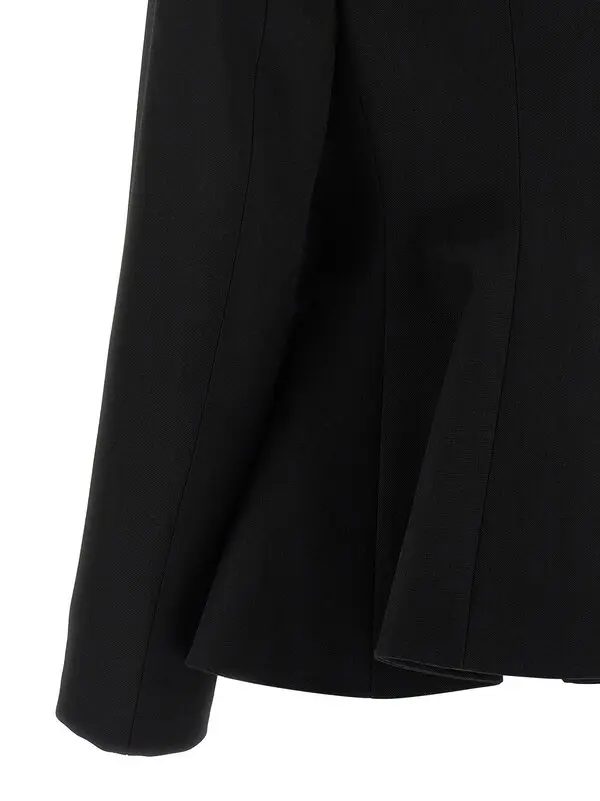 Fendi Grain De Poudre Wool Blazer