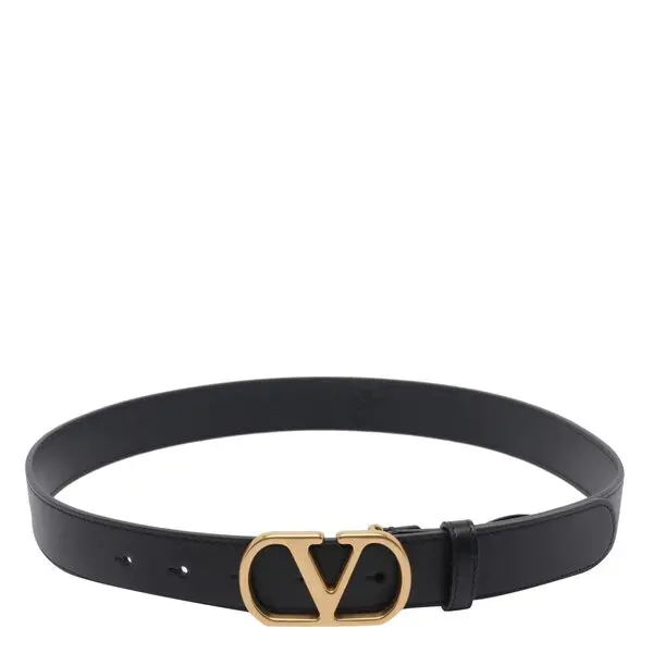 Valentino Garavani Vlogo Signature Belt - Black