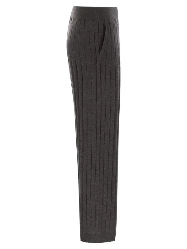 Brunello Cucinelli Cashmere Knit Trousers
