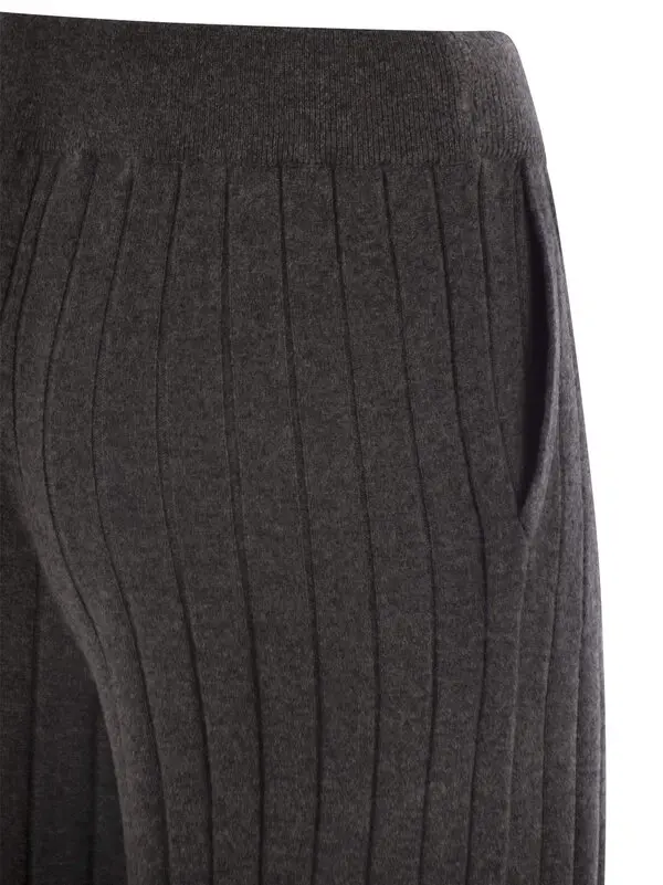 Brunello Cucinelli Cashmere Knit Trousers