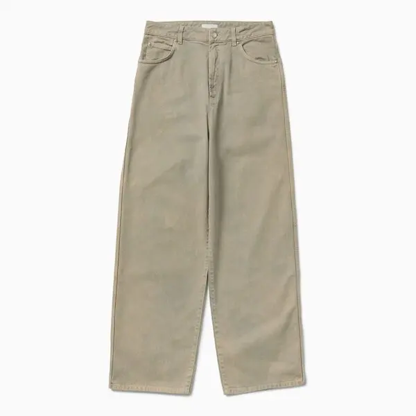 1989 STUDIO Wide Leg Denim Pants - Brown