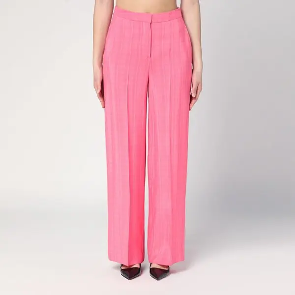 SEMICOUTURE Viscose Trousers - Pink