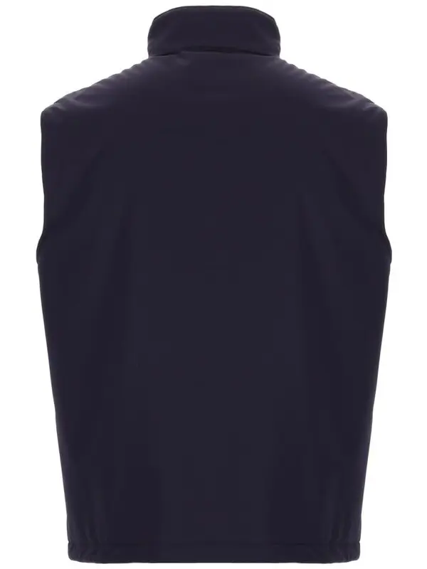 FAY Turtleneck Vest - Blue