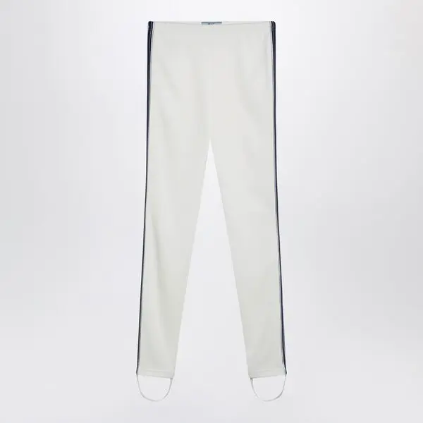 Prada Ivory Technical Fabric Leggings