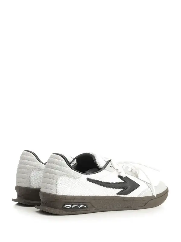 Off-White Textured Sneakers - White