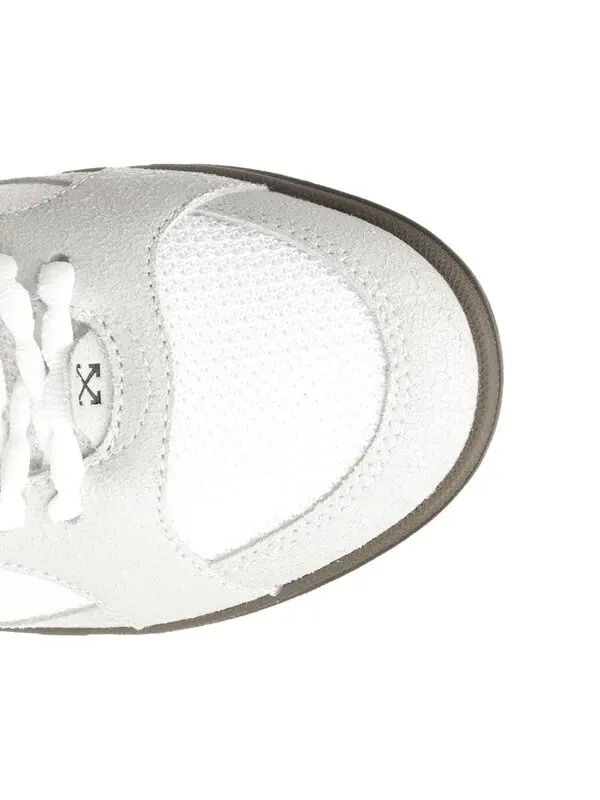Off-White Textured Sneakers - White