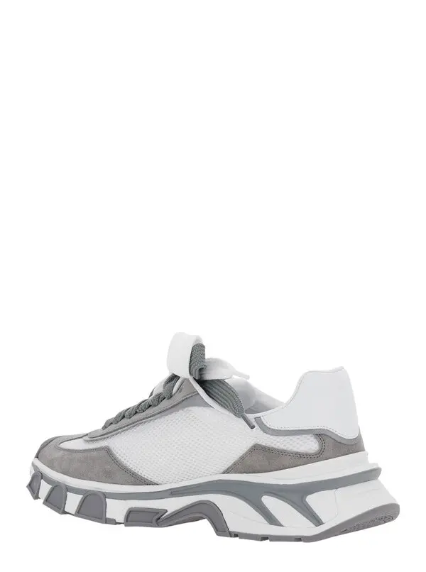 Dolce & Gabbana Leather Low Top Sneakers - Gray