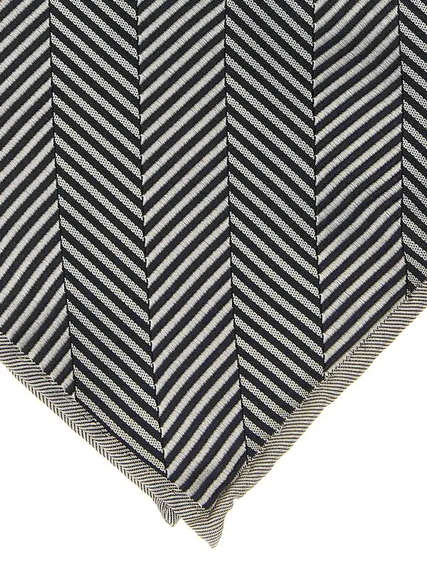 Brunello Cucinelli Chevron Pocket Clutch - Gray