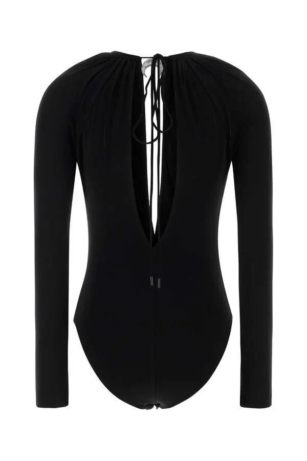 MARINE SERRE Stretch Viscose Bodysuit