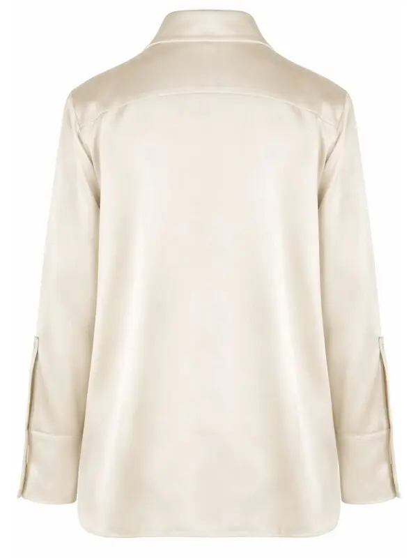 JIL SANDER Shirt With Bow Detail - Cream