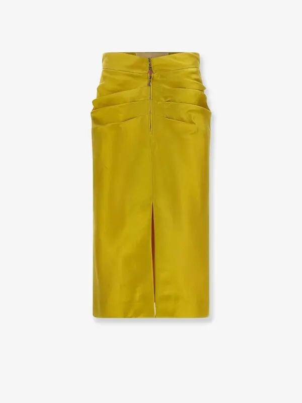 Valentino Garavani Shantung Midi Skirt - Multicolor