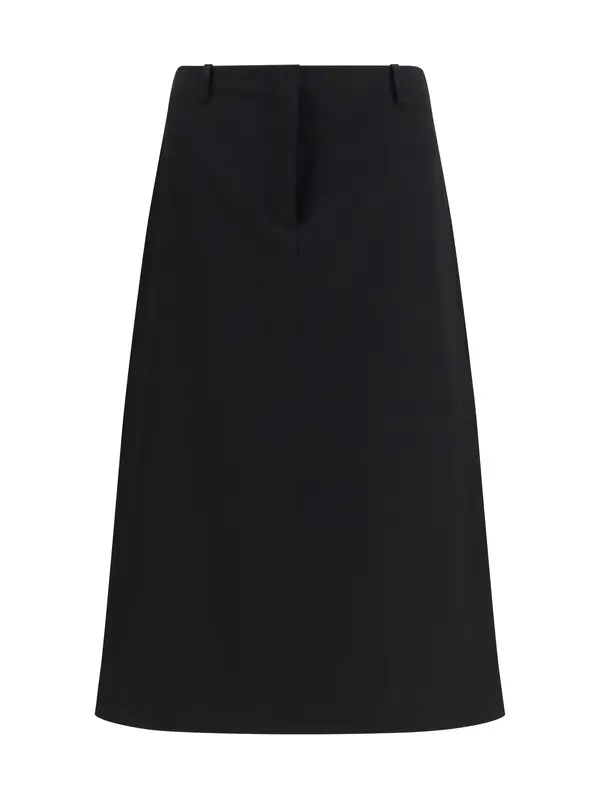 Fendi Grain De Poudre Skirt - Black