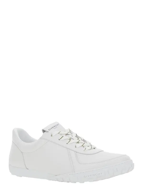 Givenchy Glide' Sneaker With Logo Lettering On The Tongue And Heel In Leather For - White