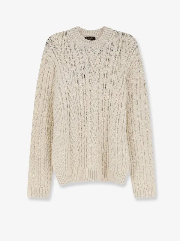 Loro Piana Schooner Sweater In Cashmere And Abaca Blend - Multicolor