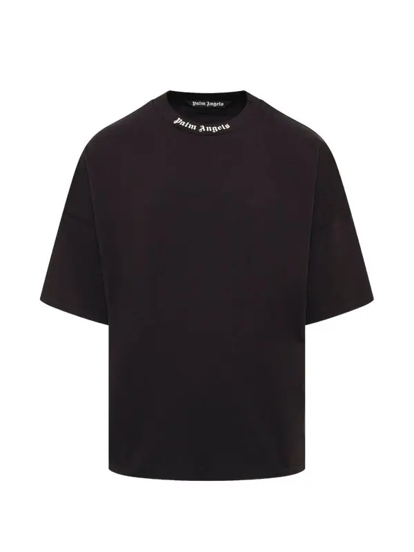 Palm Angels Logo Cotton T-shirt - Multicolor
