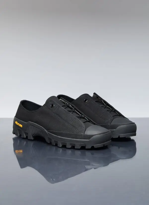 Yohji Yamamoto Fly Front Low Top Sneakers