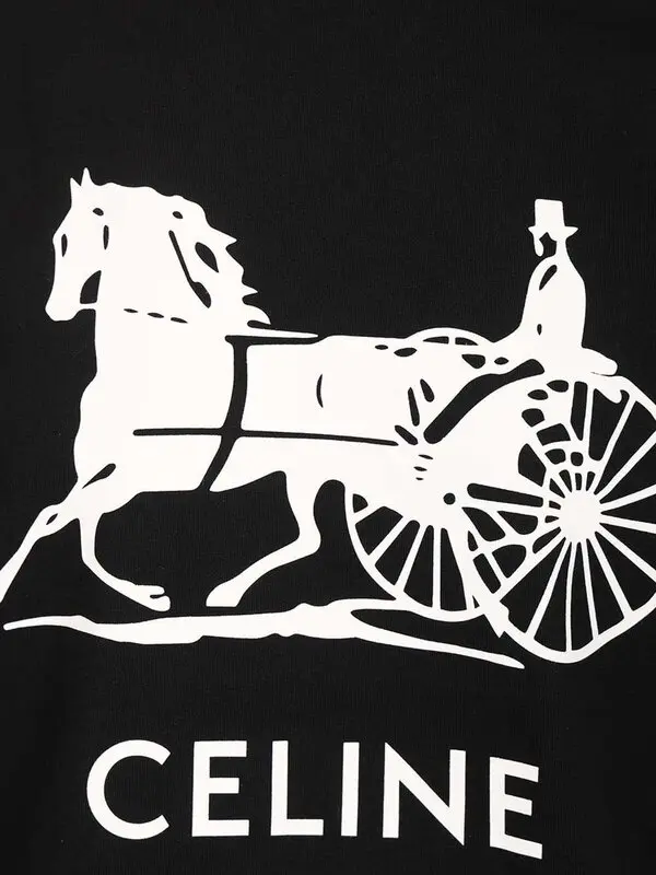 Celine Cotton Jersey T-shirt