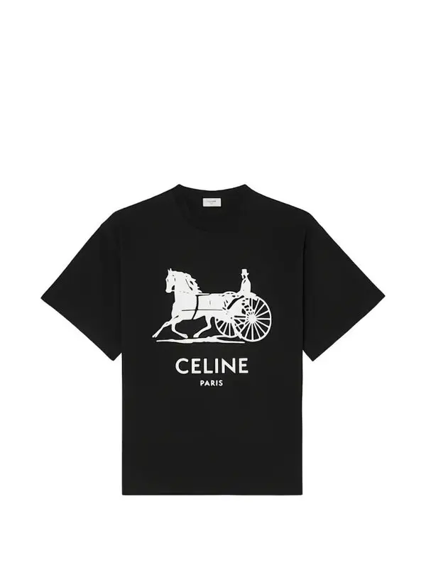 Celine Cotton Jersey T-shirt