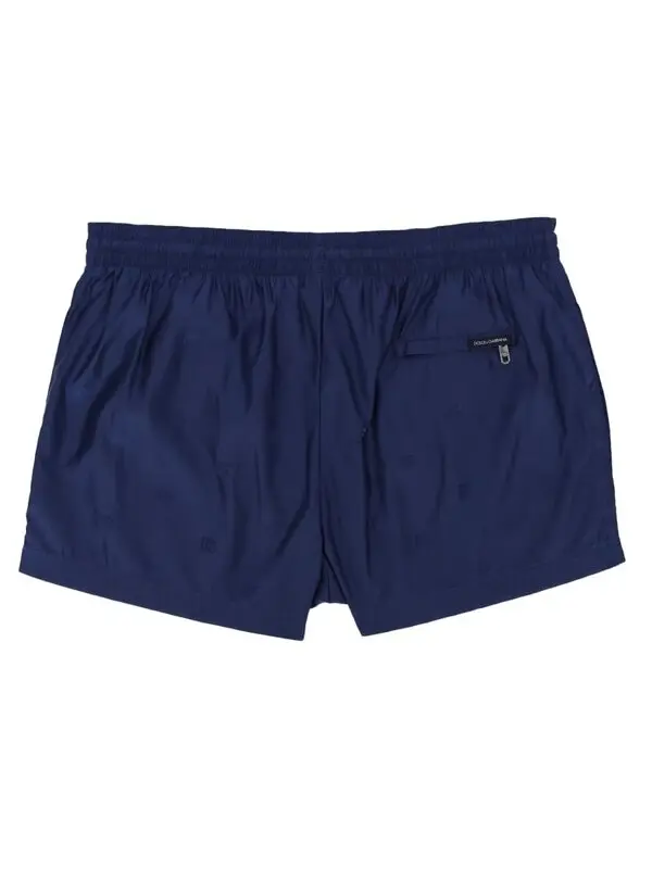 Dolce & Gabbana Swimsuit With Logo - Blue