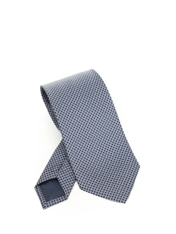 FERRAGAMO Silk Neck Ties - Blue