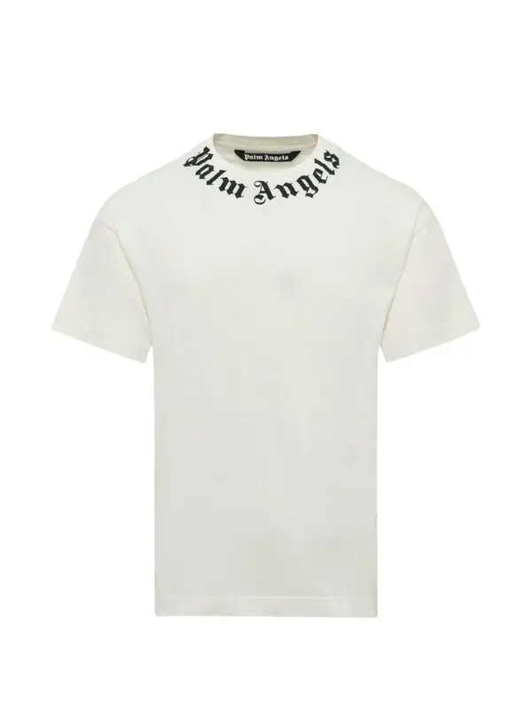 Palm Angels Logo Cotton T-shirt - Multicolor