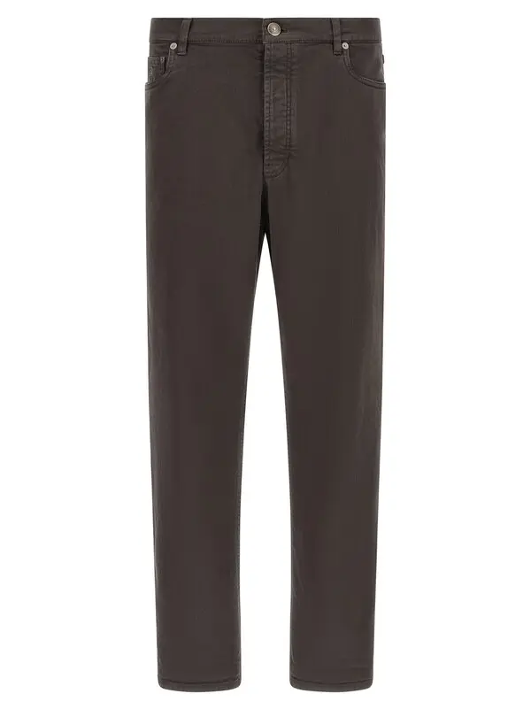 Brunello Cucinelli Garment-dyed Denim Jeans