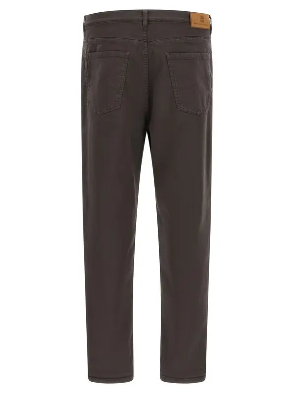 Brunello Cucinelli Garment-dyed Denim Jeans