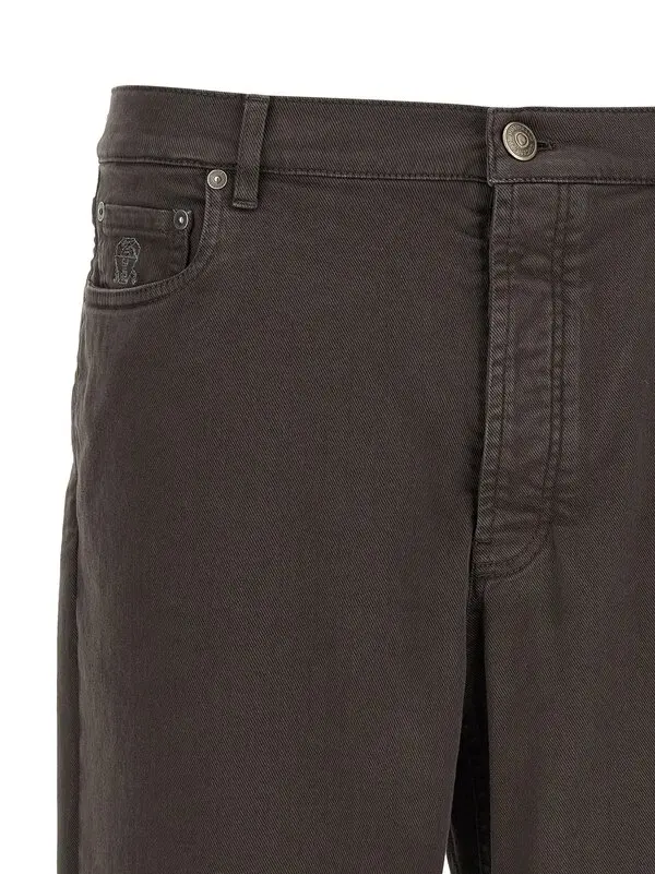 Brunello Cucinelli Garment-dyed Denim Jeans