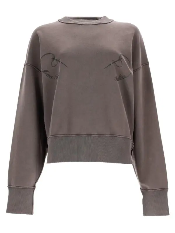 JEAN PAUL GAULTIER Embroidered Sweatshirt - Gray