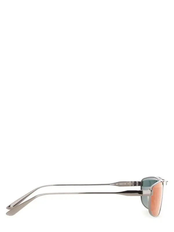 Balenciaga Tag 3.0 Rectangle Sunglasses - Gray