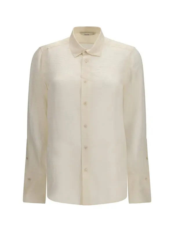 Fendi Jacquard Silk Shirt - Multicolor