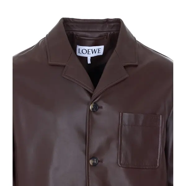 Loewe Leather Workwear Jacket
