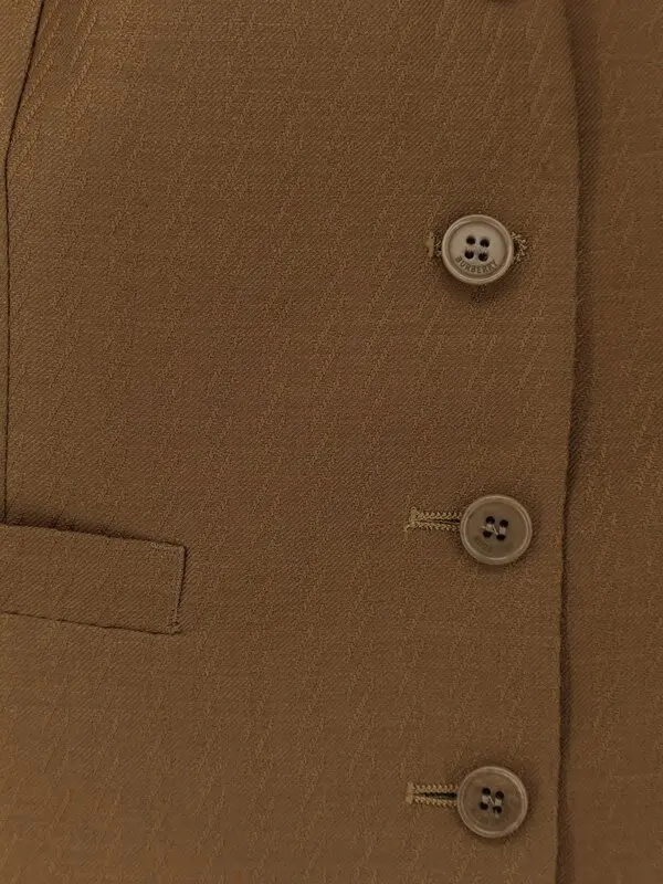 Burberry Wool And Mohair Vest - Multicolor