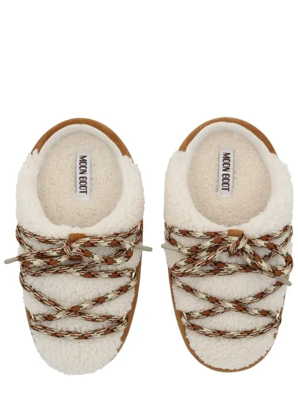 Moon Boot Shearling Evx Mules - Multicolor