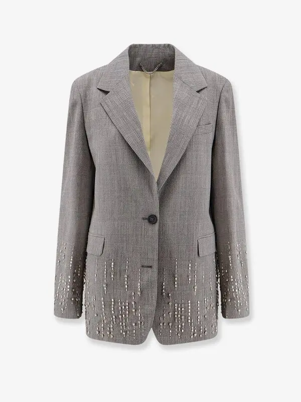 GOLDEN GOOSE Maia Virgin Wool Blazer - Multicolor