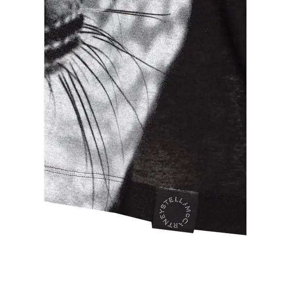 Stella McCartney Cloud Leopard T-shirt - Black