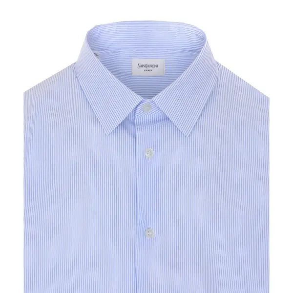Saint Laurent Striped Cassandre Shirt