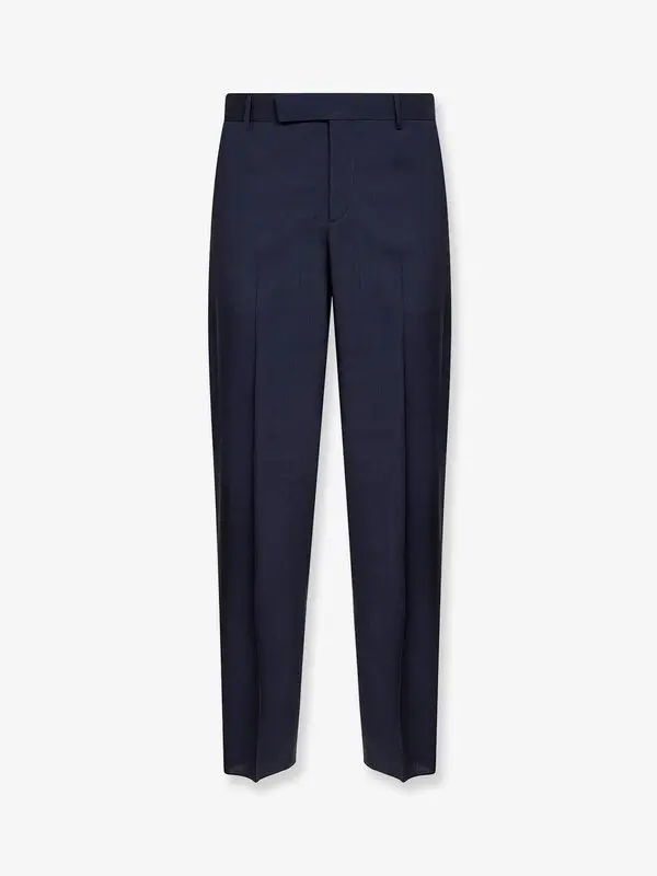 Fendi Virgin Wool Trousers - Multicolor