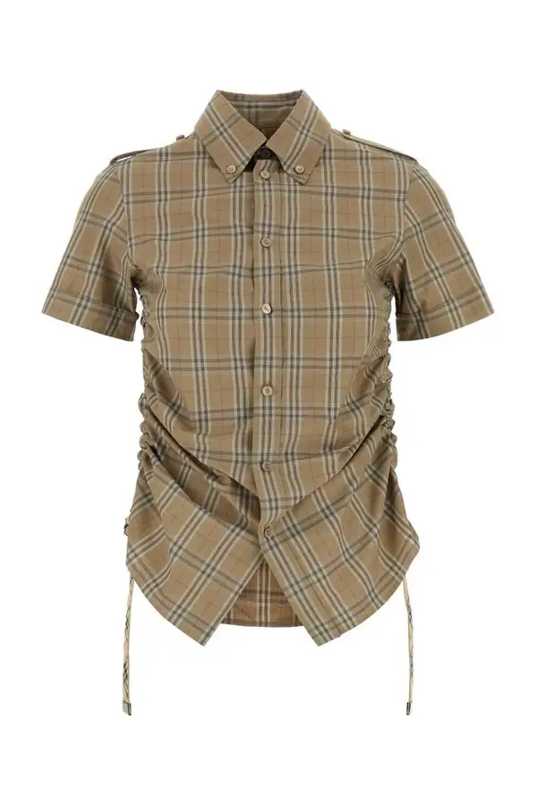 Burberry Embroidered Poplin Shirt