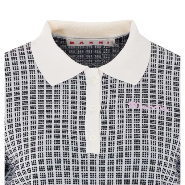 Marni Logo Knitted Polo