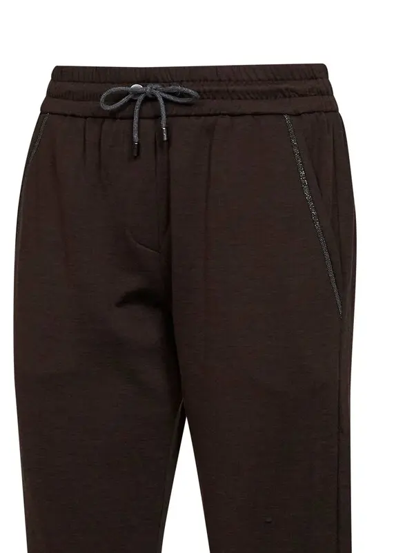 Brunello Cucinelli Silk-blend Pocket Detail Trousers - Multicolor